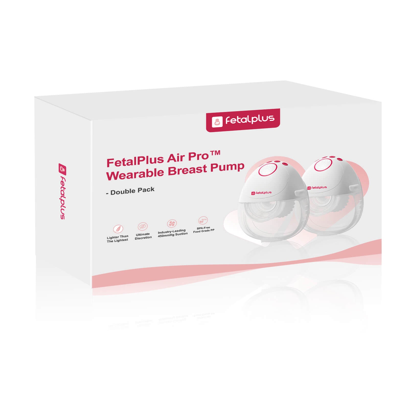 FetalPlus Air Pro™ Ultra-discreet Wearable Breast Pump – fetalplus